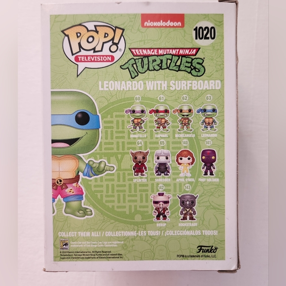 Funko | Toys | Funko Leonardo With Surfboard Teenage Mutant Ninja ...